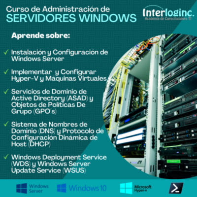 Curso de Administración de Servidores Windows – Academia Interloginc